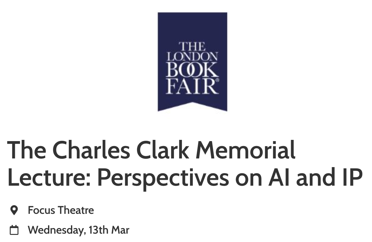Charles Clark Memorial Lecture and Copyright Panels will Address AI at ...