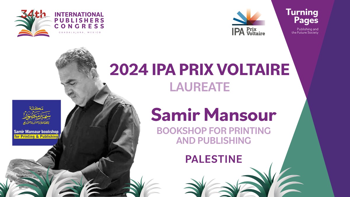 Prix Voltaire 2024 – International Publishers Association